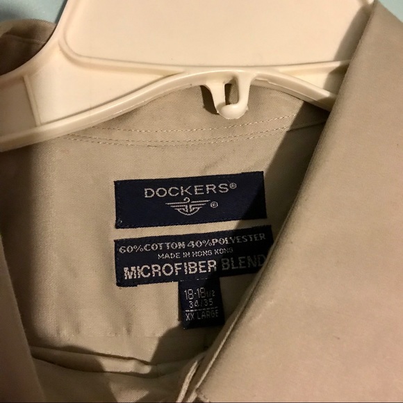 Dockers | Shirts | New Dockers Button Up Collared Dress Shirt Xxl ...